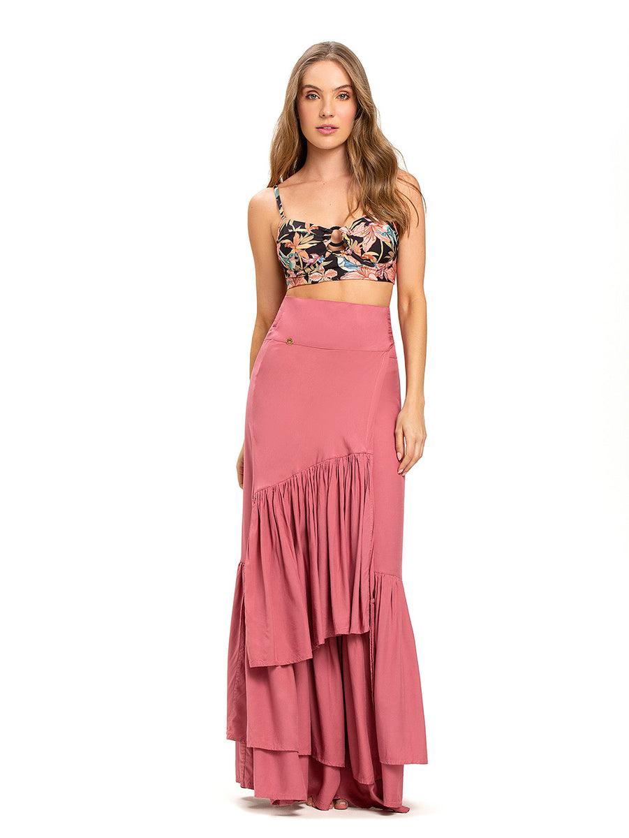 Dana Long Skirt - Blossom Stories – OndadeMar